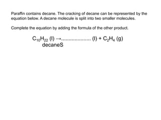 Other useful substances from crude oil | PPT