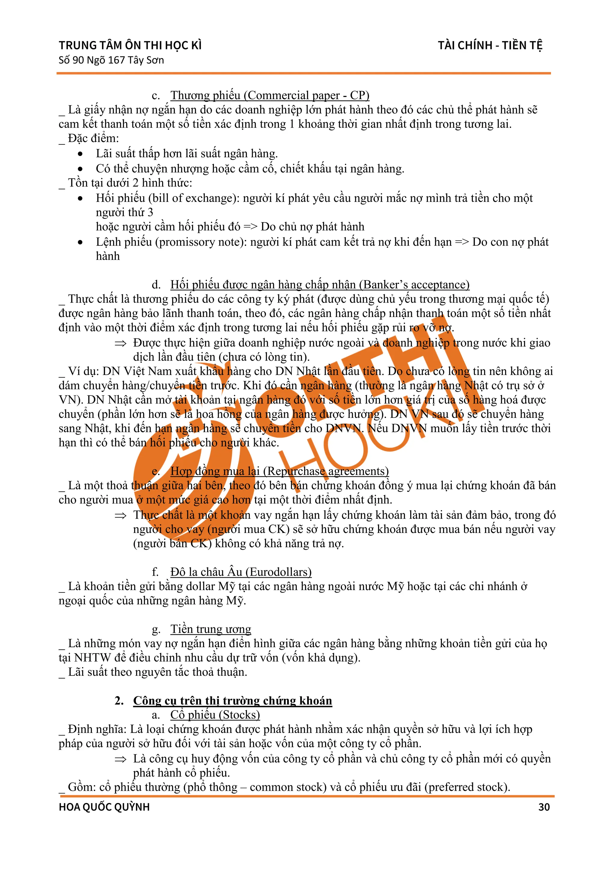 OTHK.vn - Tài Chính Tiền tệ - Hoa Quốc Quỳnh - Tài liệu Tặng SV HVNH.pdf