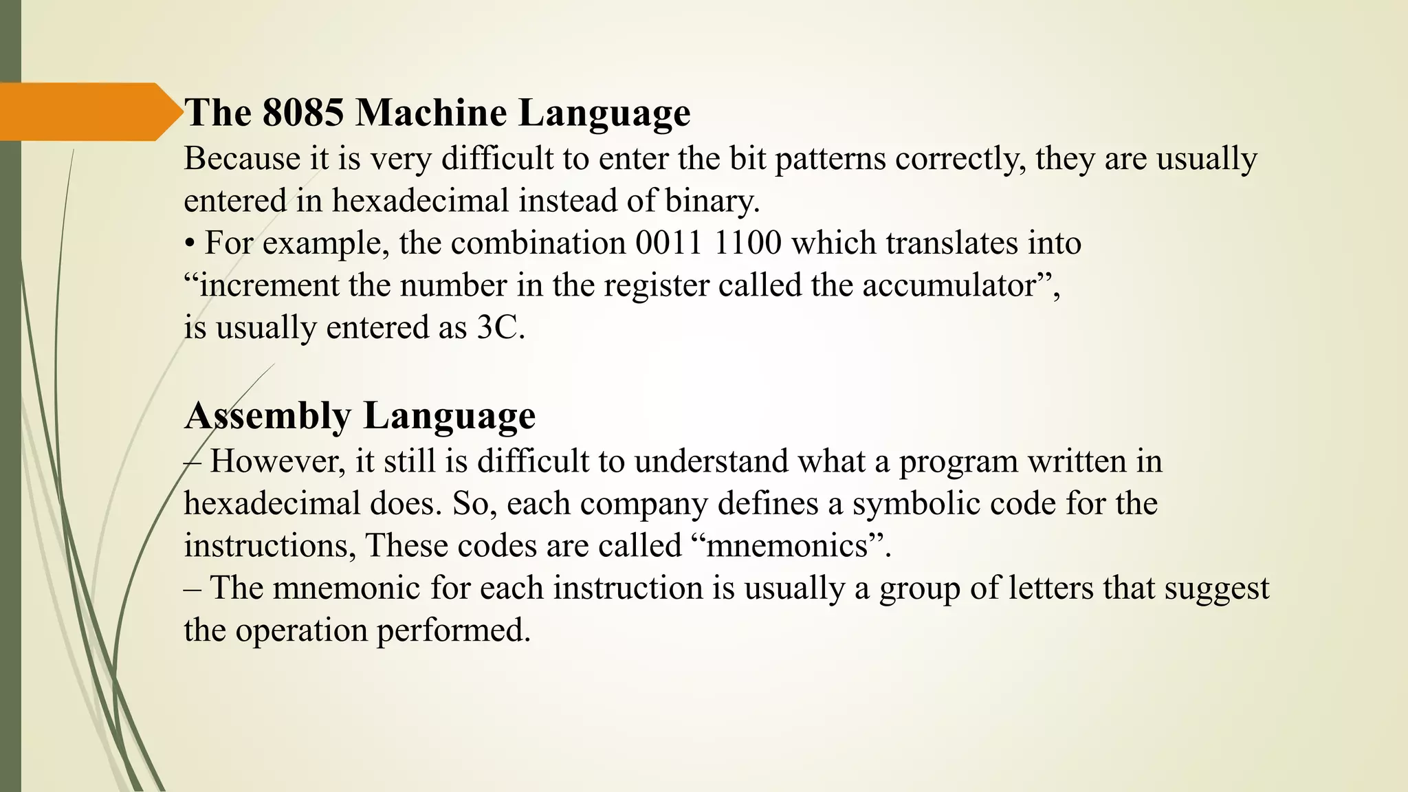 8085 Microprocessor Basic information & How its work | PPT