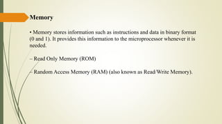 8085 Microprocessor Basic information & How its work | PPT