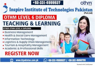 OTHM LEVEL 6 DIPLOMA | PDF