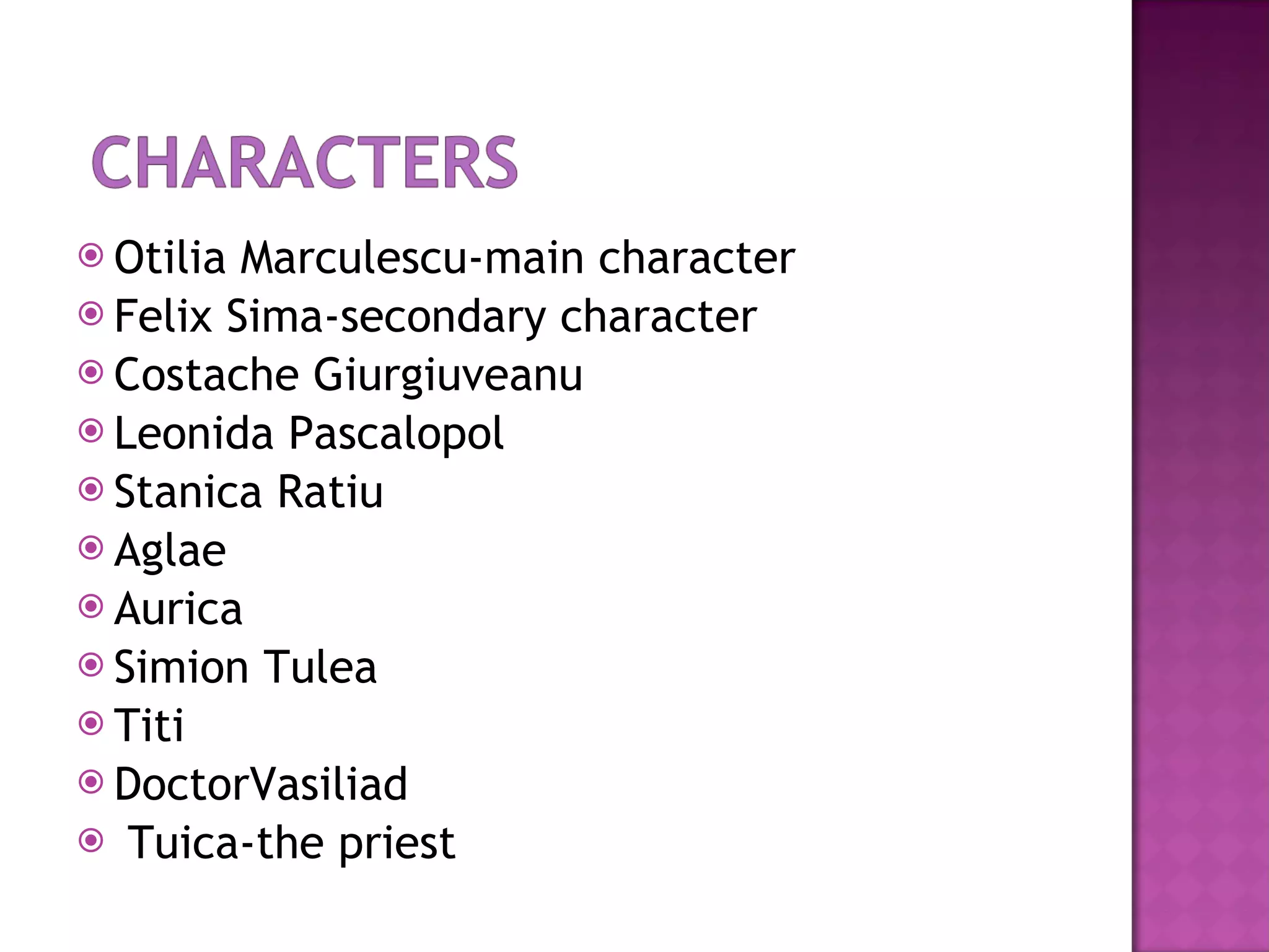 Otilia's secret | PPS