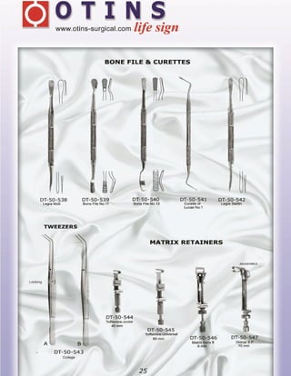 Otins dental instruments | PDF