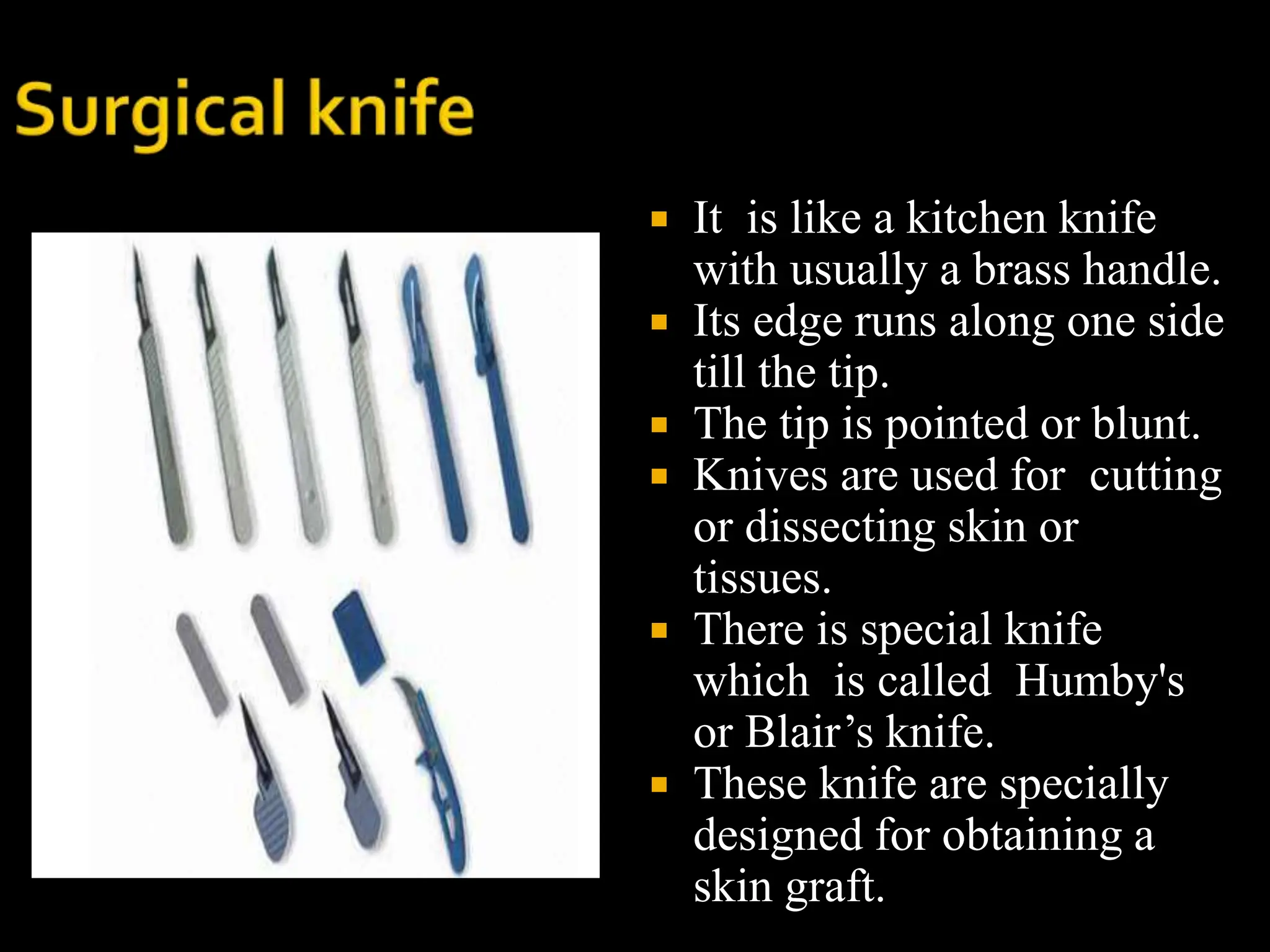OT INSTRUMENTS used in operation theatre. | PPT