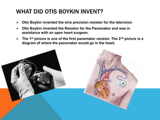 Otis Frank Boykin Black History | PPTX