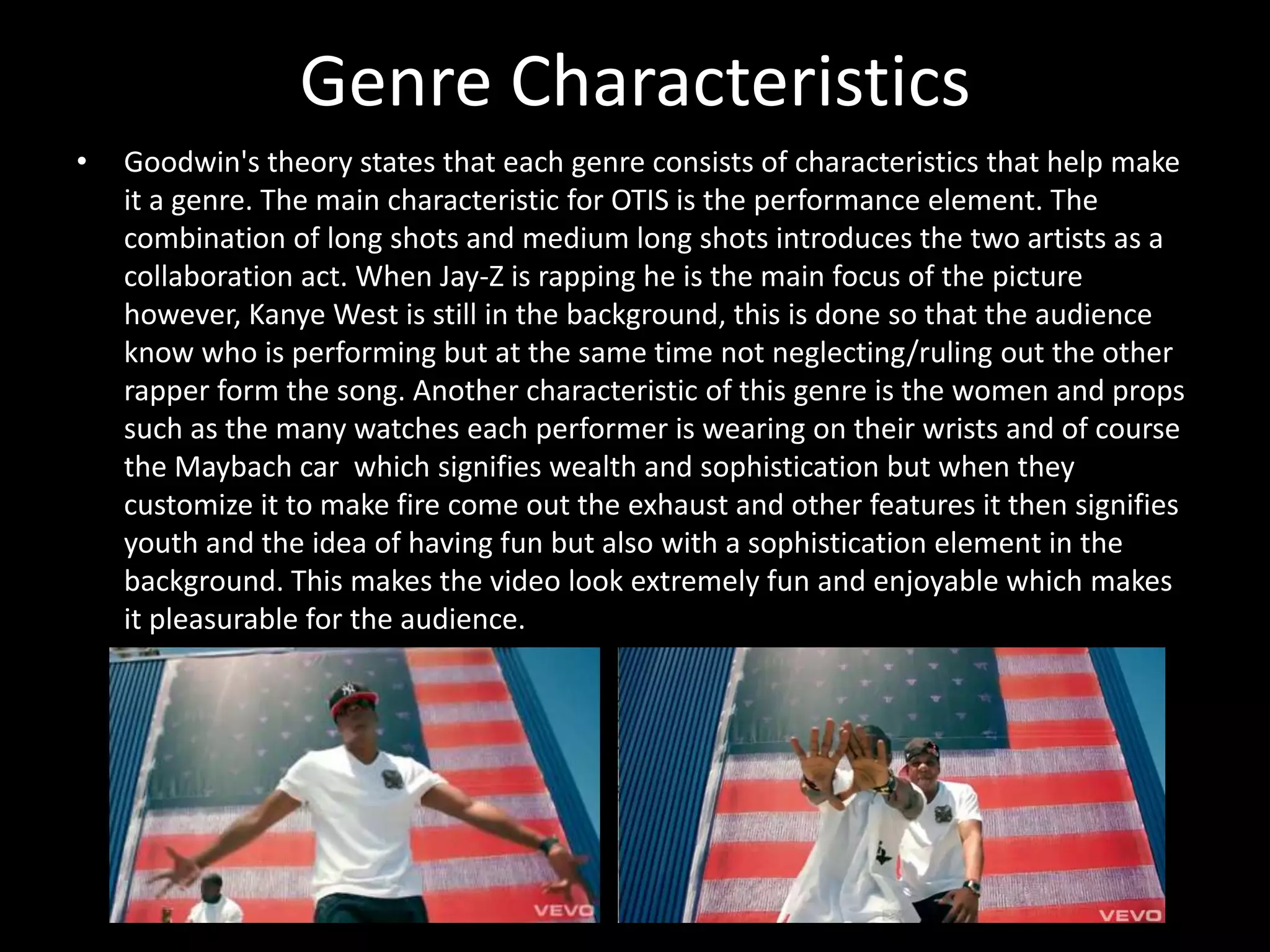 OTIS Music Video Analysis | PPT