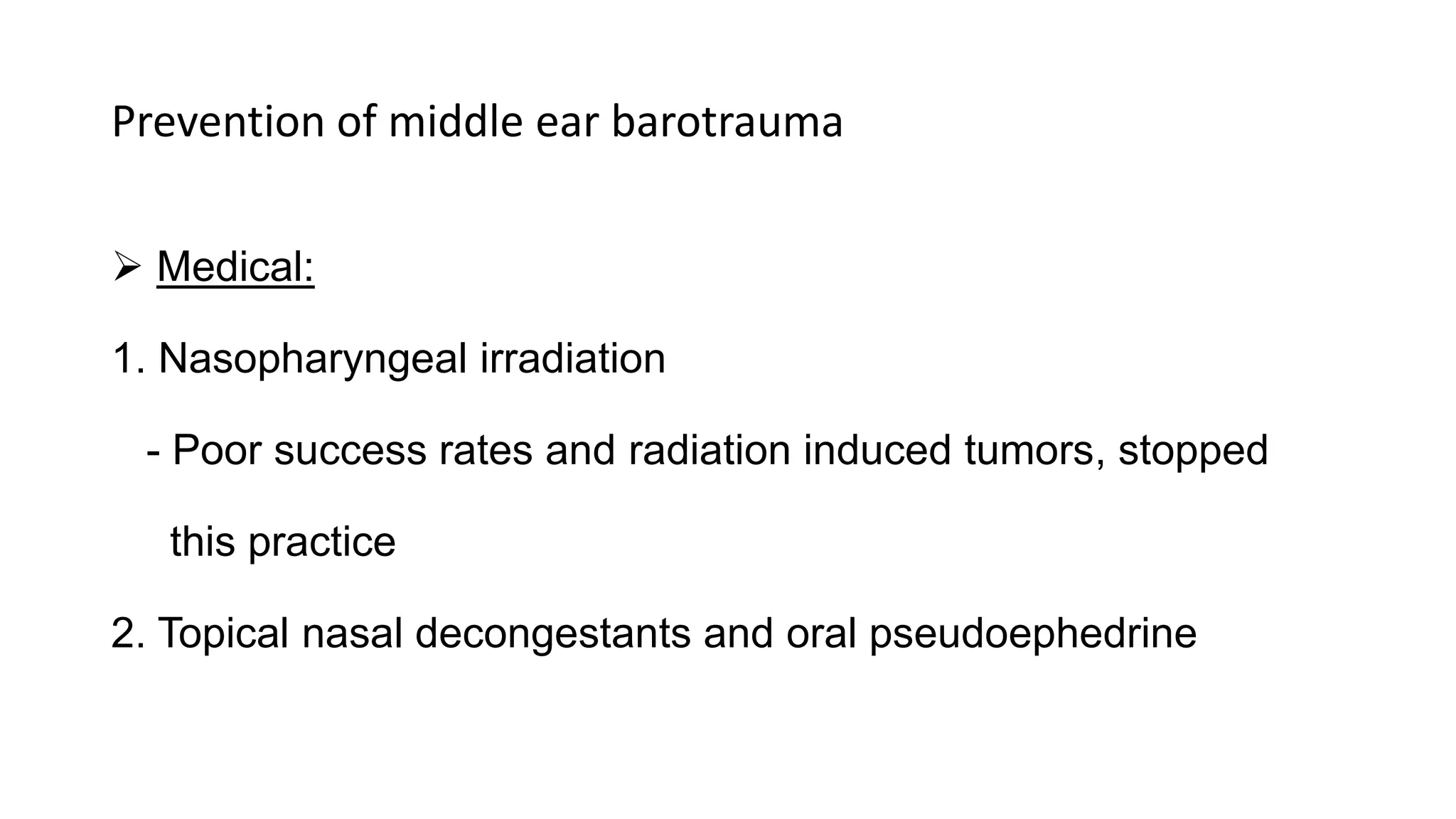 Otitic barotrauma by Dr Manohar Suryawanshi ENT resident INHS Asvini ...