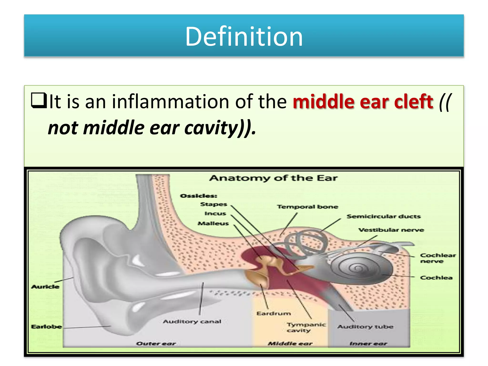 Otitis media ENT | PPTX | Ear, Nose and Throat Conditions | Diseases ...