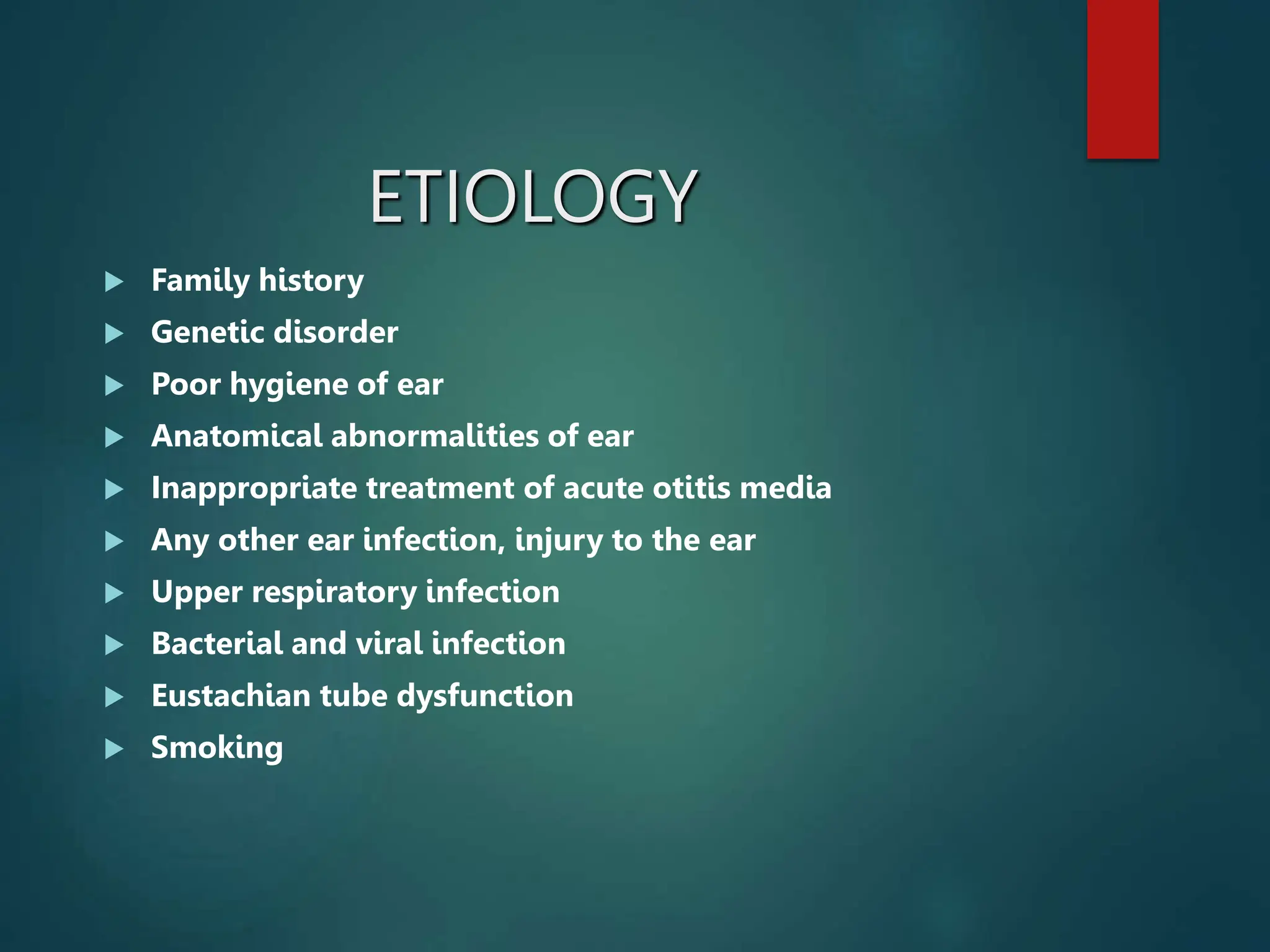 Case Presentation on Chronic Otitis Media | PPTX
