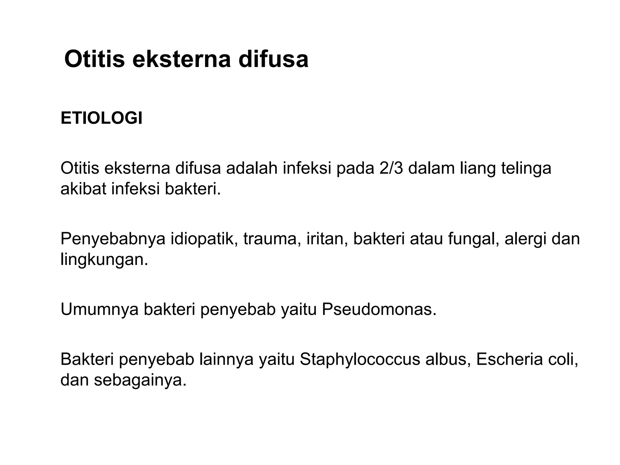 Otitis eksterna | PPT