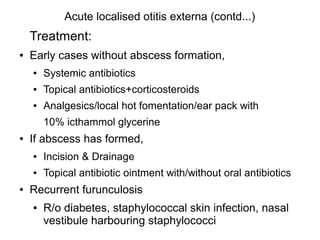 Localized Otitis Externa