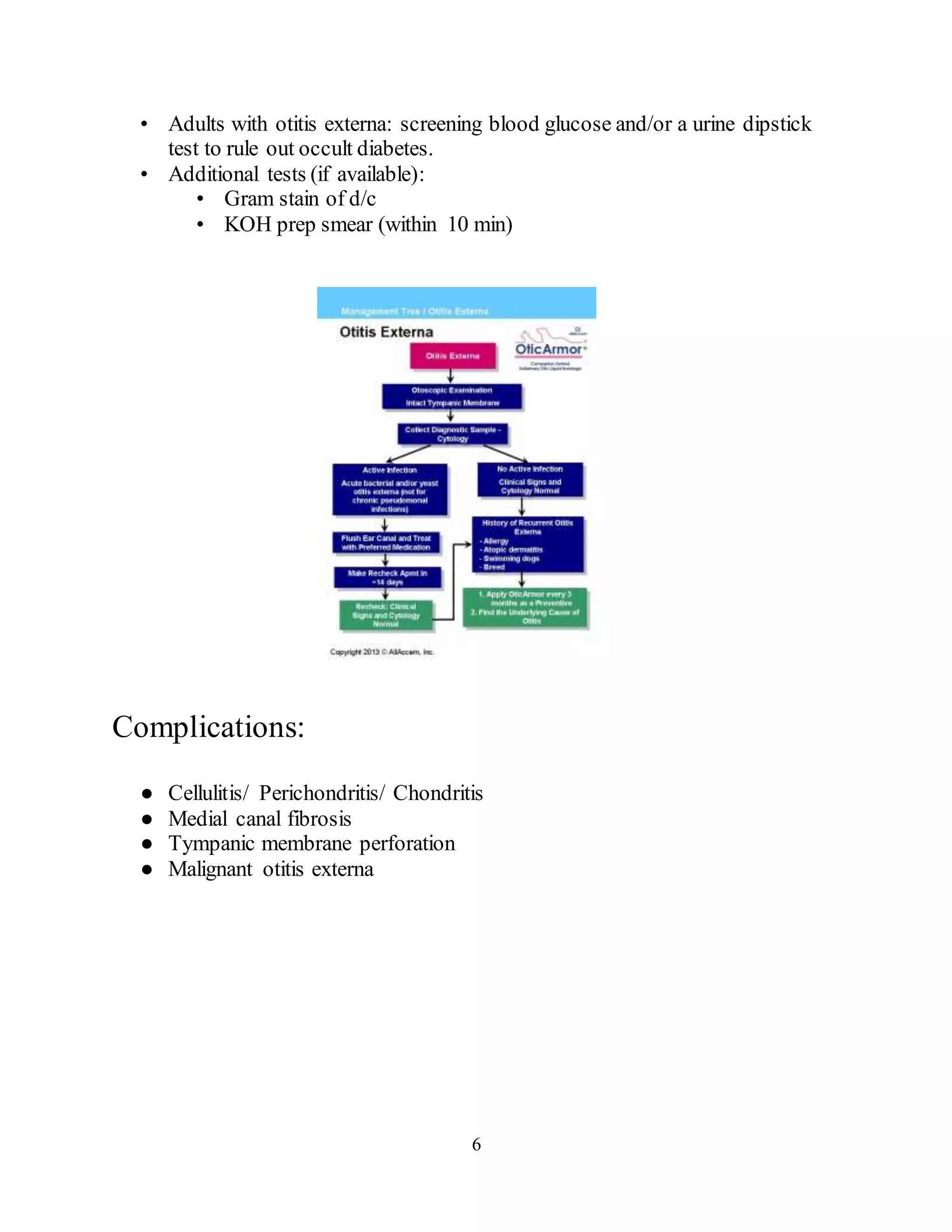 Otitis externa - ENT | DOCX | Ear, Nose and Throat Conditions | Diseases and Conditions