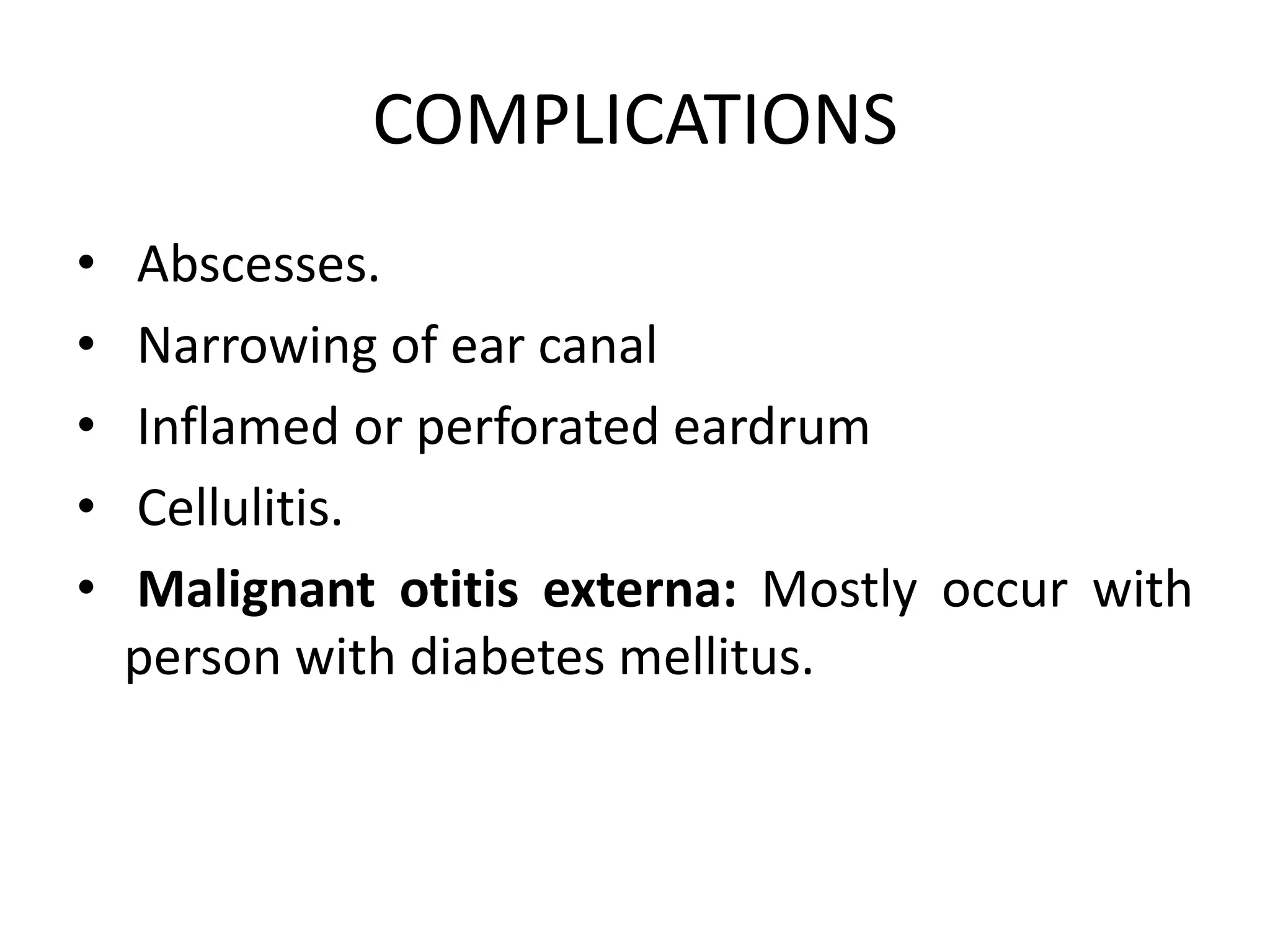 Otitis externa | PPTX