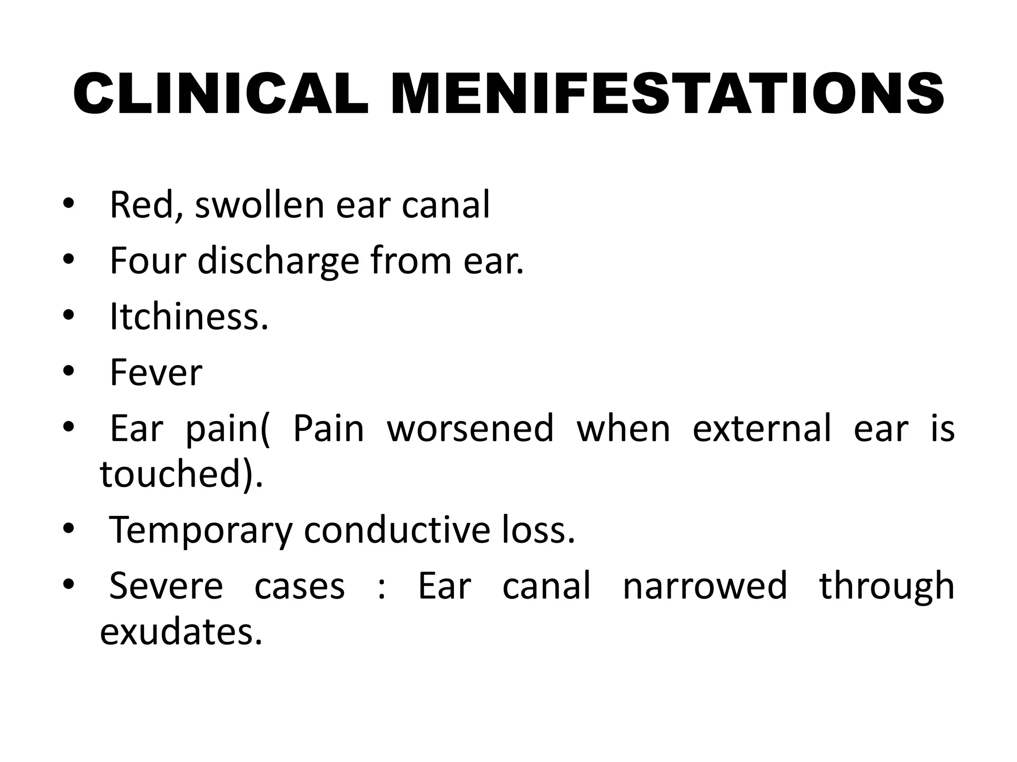 Otitis externa | PPTX