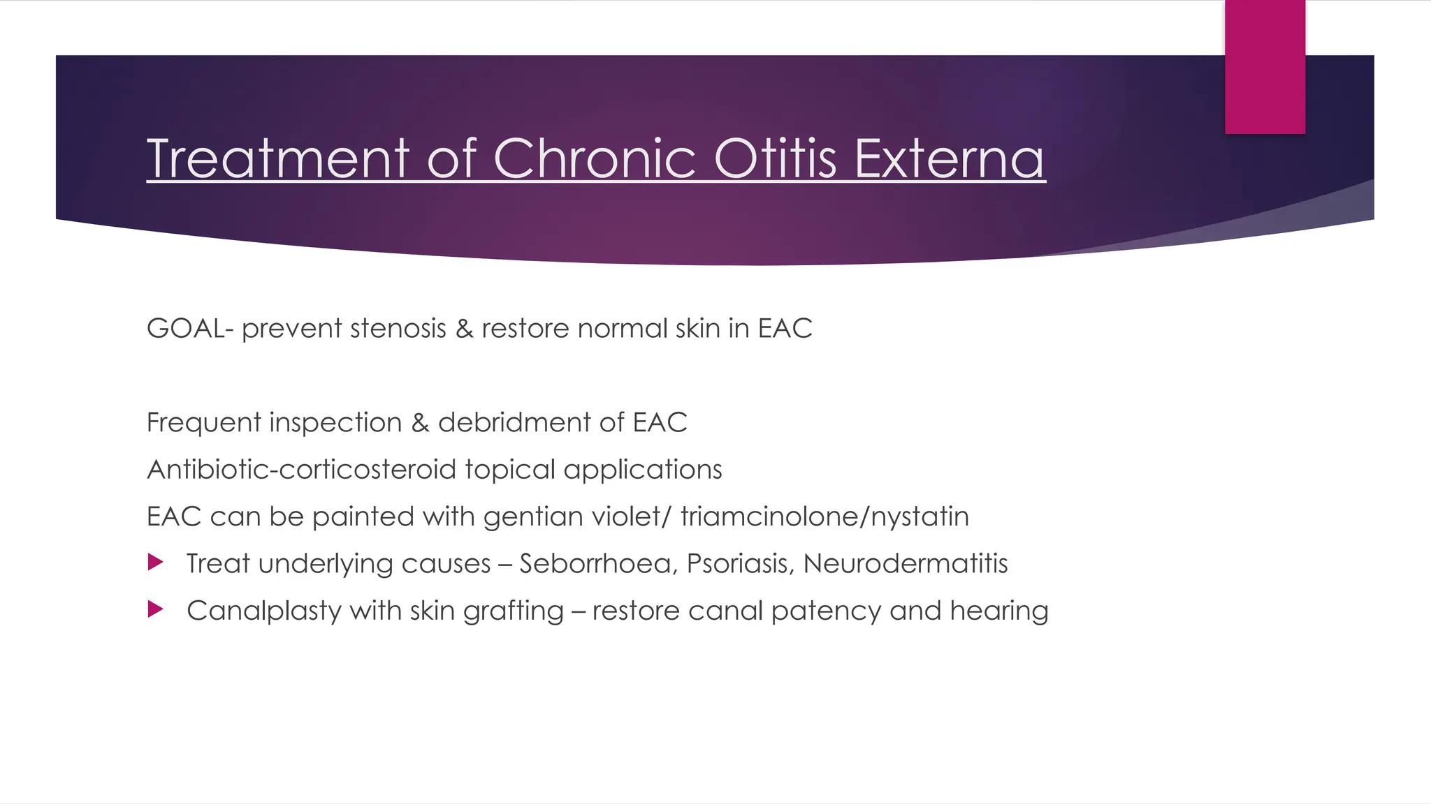Otitis Externa ear PowerPoint presentation | PPTX