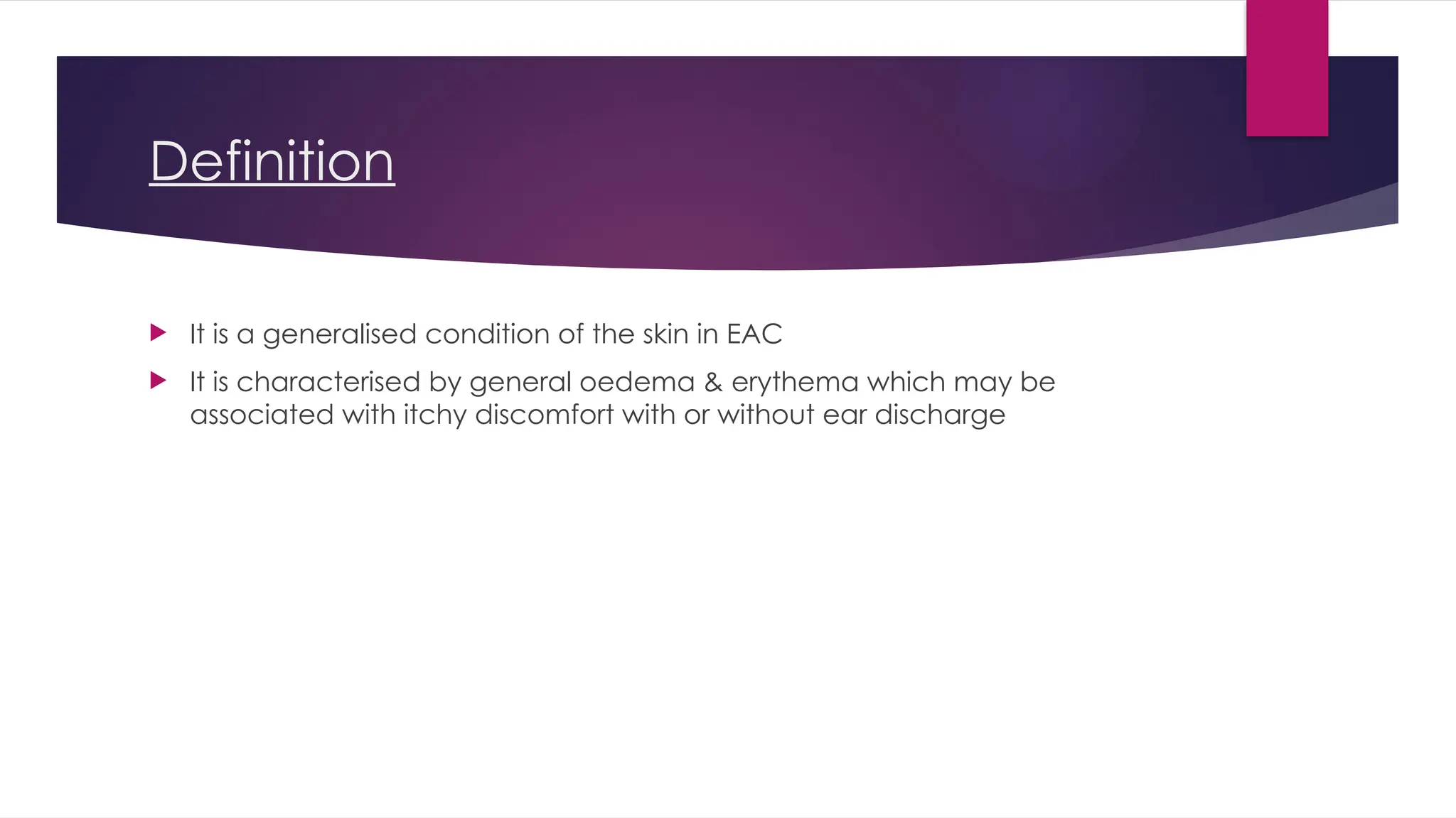 Otitis Externa ear PowerPoint presentation | PPTX
