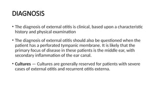 Otitis Externa.pptx1234556666777543334677 | PPT