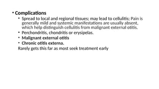 Otitis Externa.pptx1234556666777543334677 | PPT