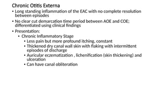Otitis Externa.pptx1234556666777543334677 | PPT