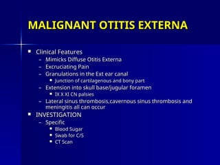 Otitis Externa(1).ppt 111111111111111111 | PPT