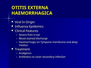Otitis Externa(1).ppt 111111111111111111 | PPT