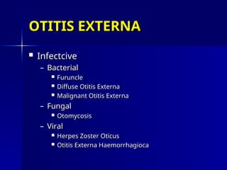 Otitis Externa(1).ppt 111111111111111111 | PPT