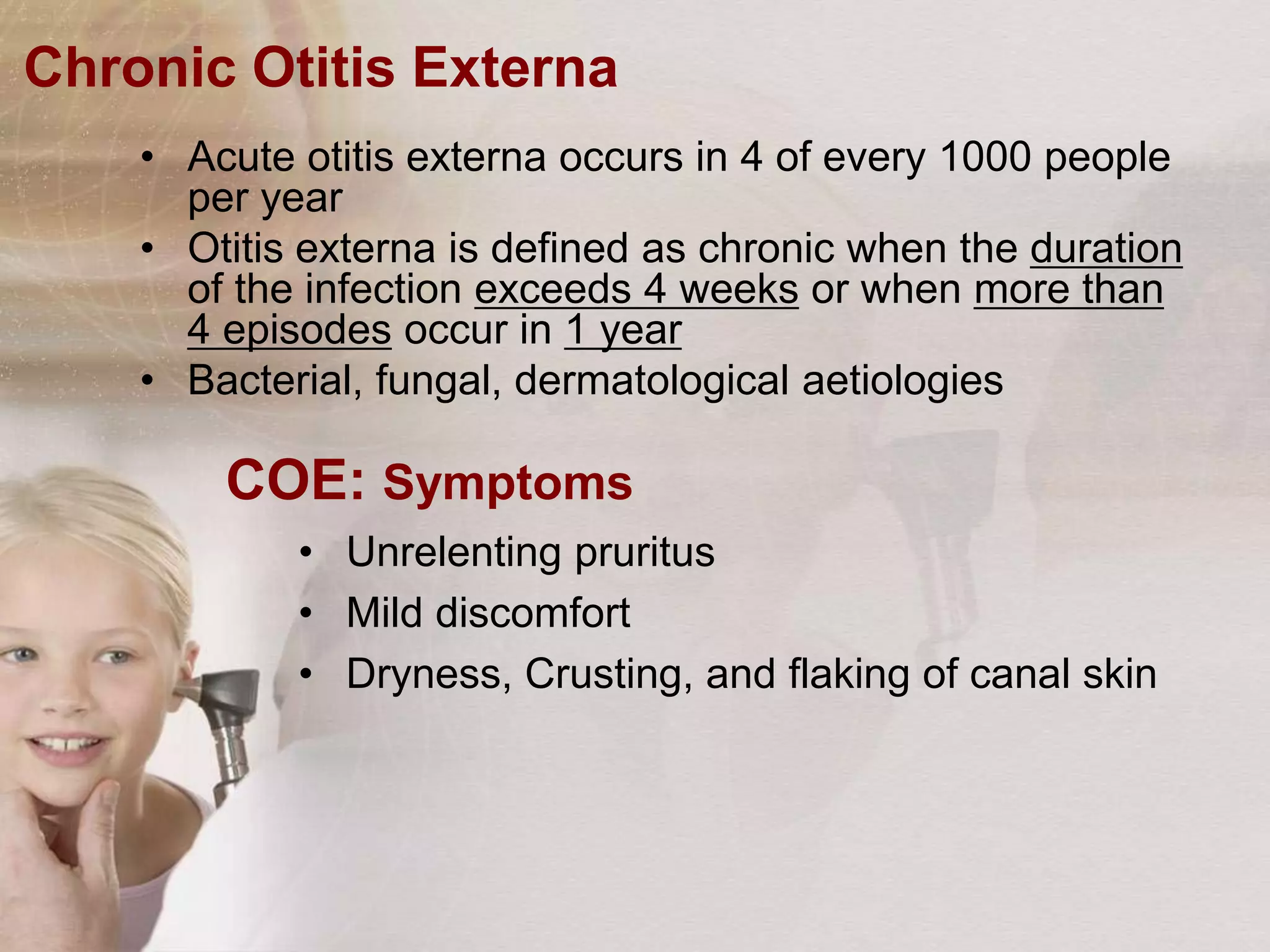 Otitis externa | PPTX