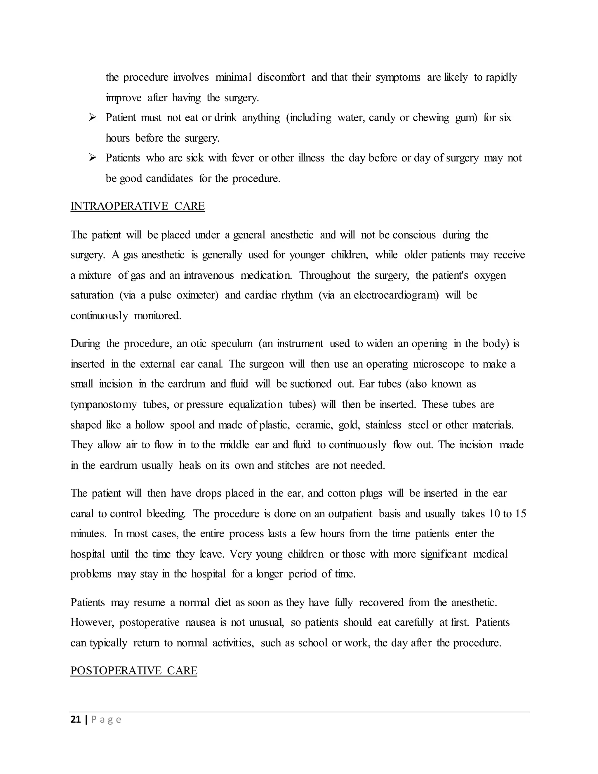 OTITIS MEDIA CASE PRESENTATION(CASE STUDY) | DOCX