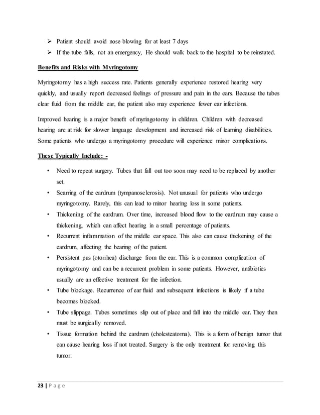 OTITIS MEDIA CASE PRESENTATION(CASE STUDY) | DOCX