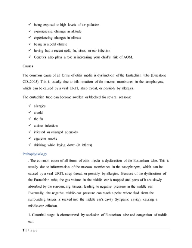 OTITIS MEDIA CASE PRESENTATION(CASE STUDY) | DOCX