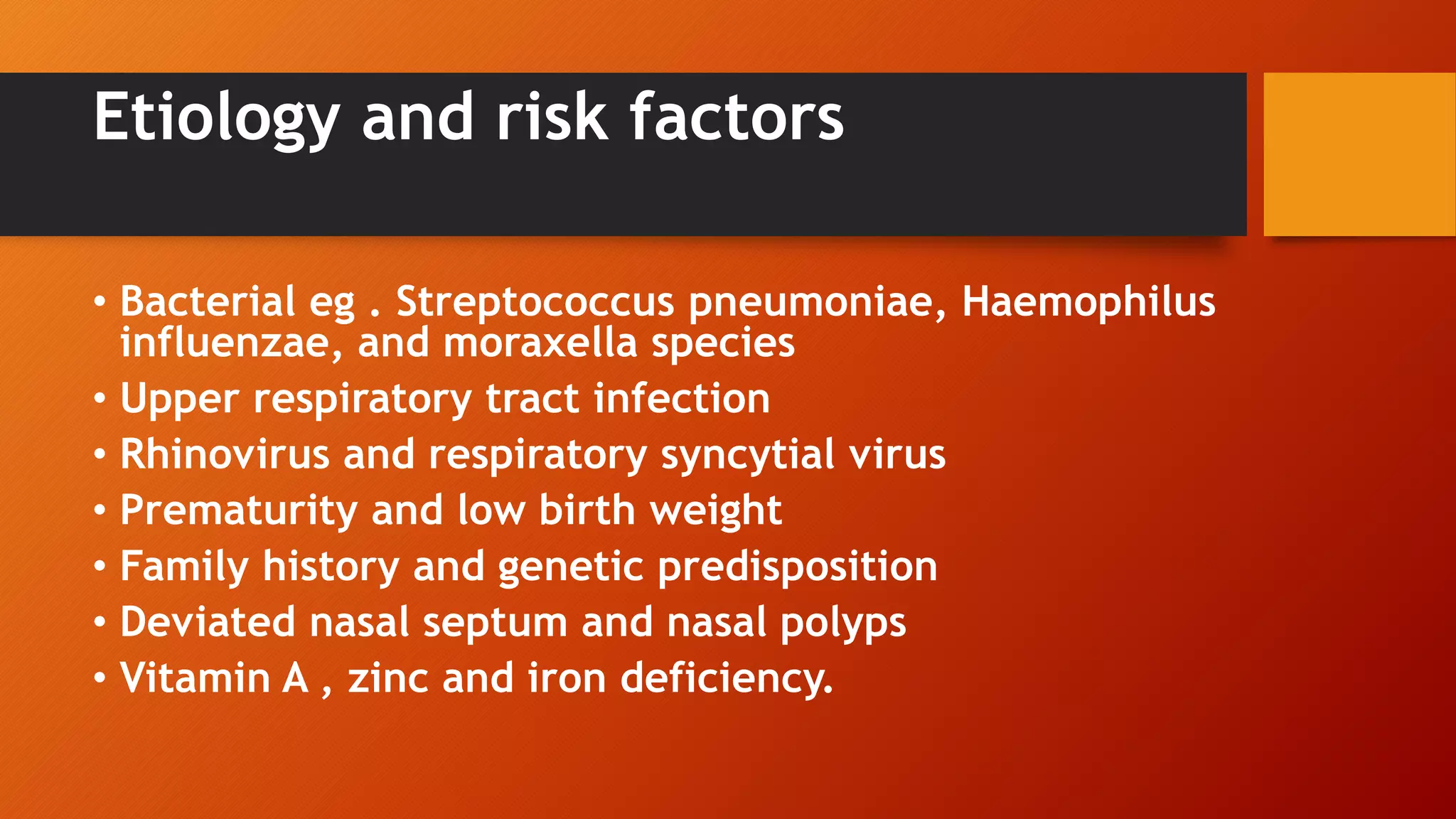 Otitis media ear infection ppt | PPTX