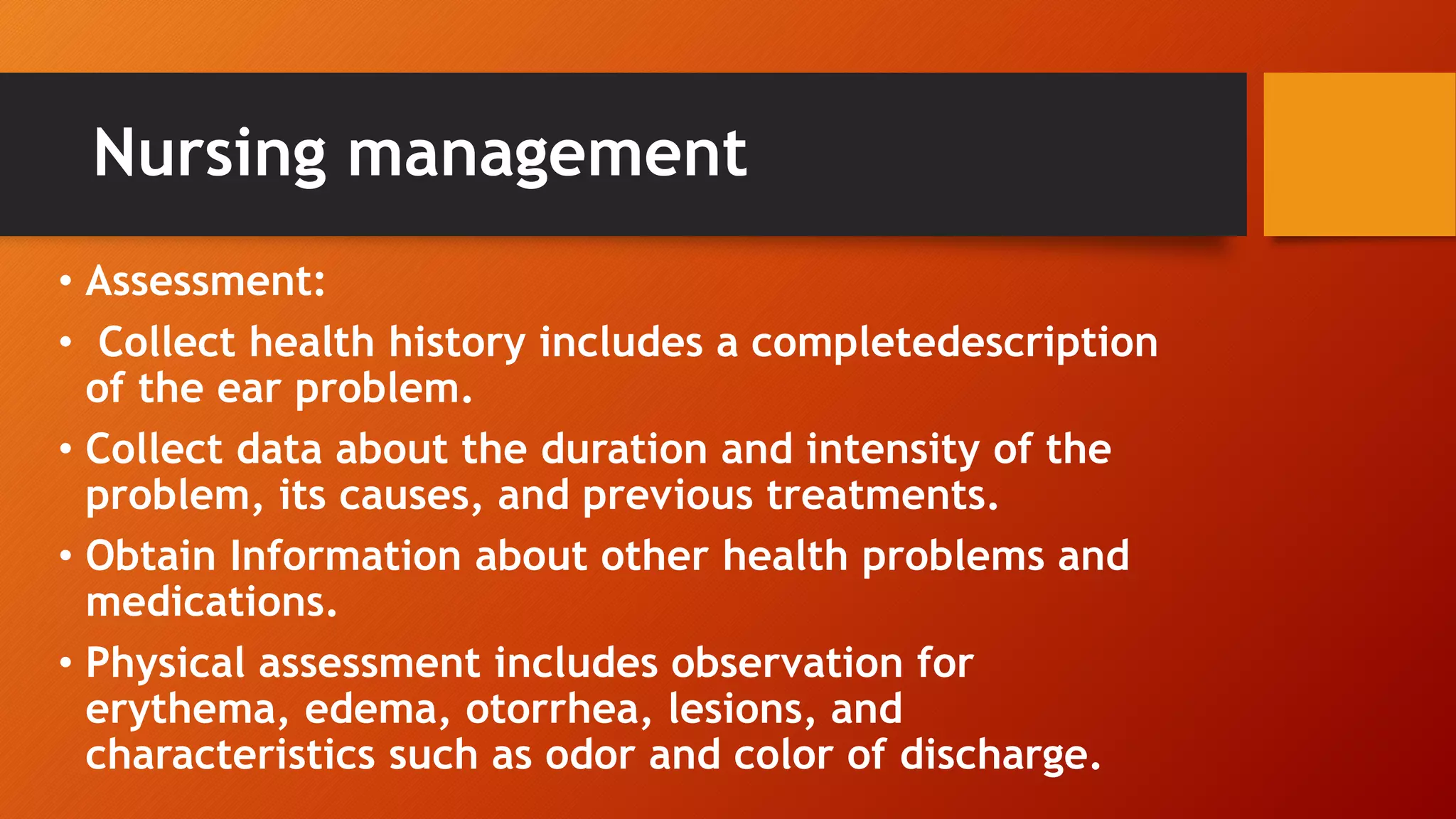 Otitis media ear infection ppt | PPTX