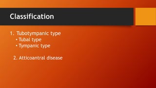 Otitis media ear infection ppt | PPTX