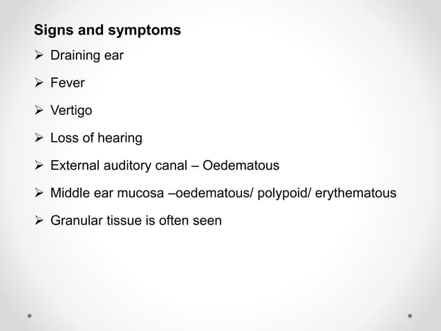 CASE PRESENTATION ON CHRONIC SUPPURATIVE OTITIS MEDIA | PPTX | Ear, Nose and Throat Conditions ...