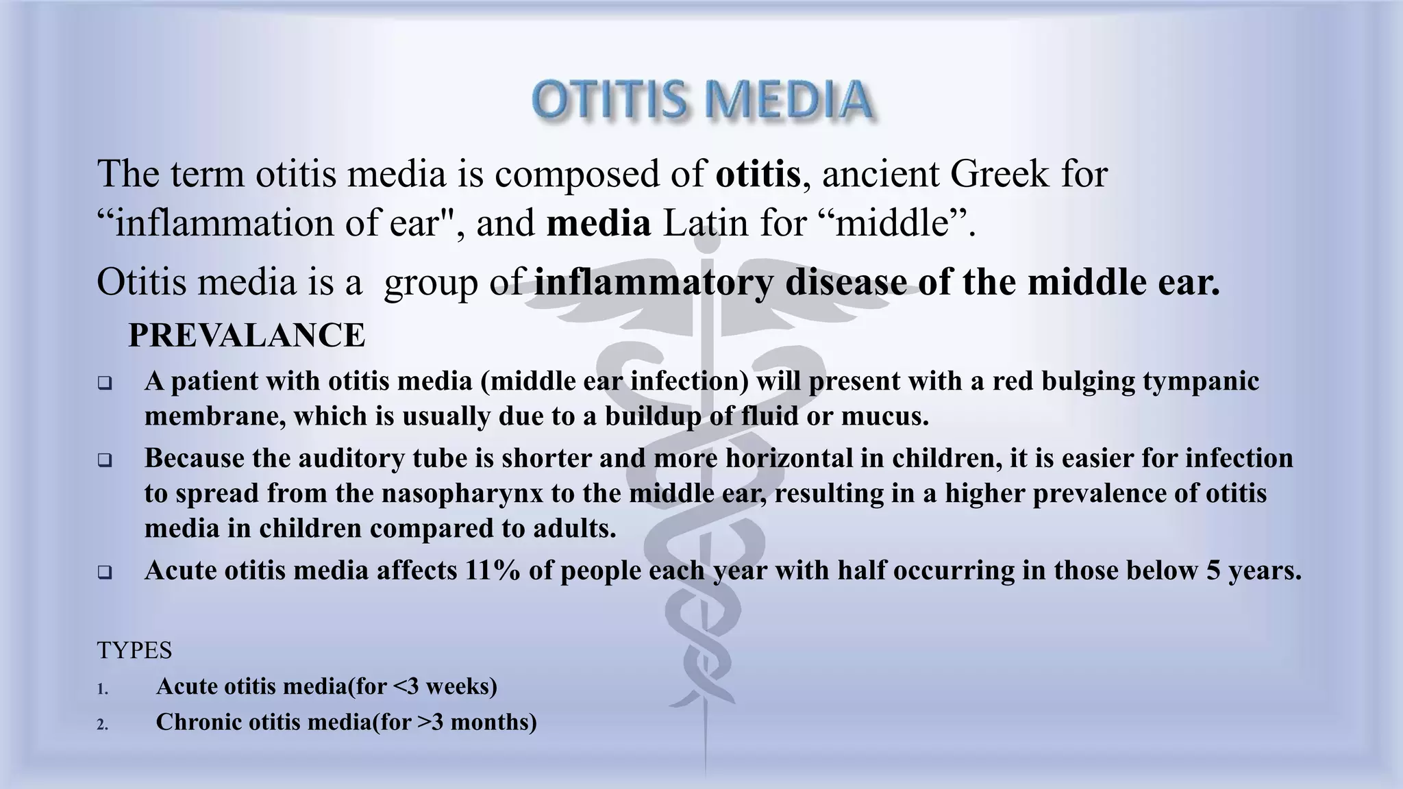 Otitis Media ENT and Microbiology | PPTX
