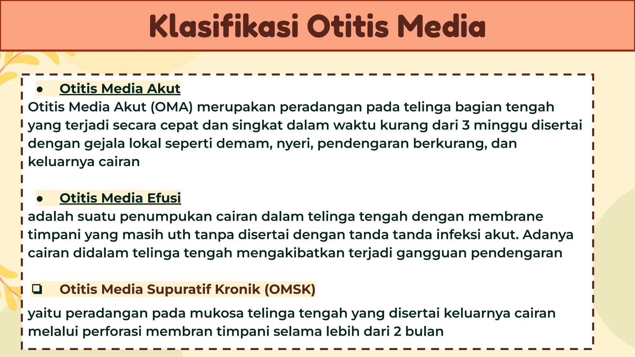 Otitis Media.pdf .farmakoterapi gangguan sistem syaraf, kulit, dan THT ...