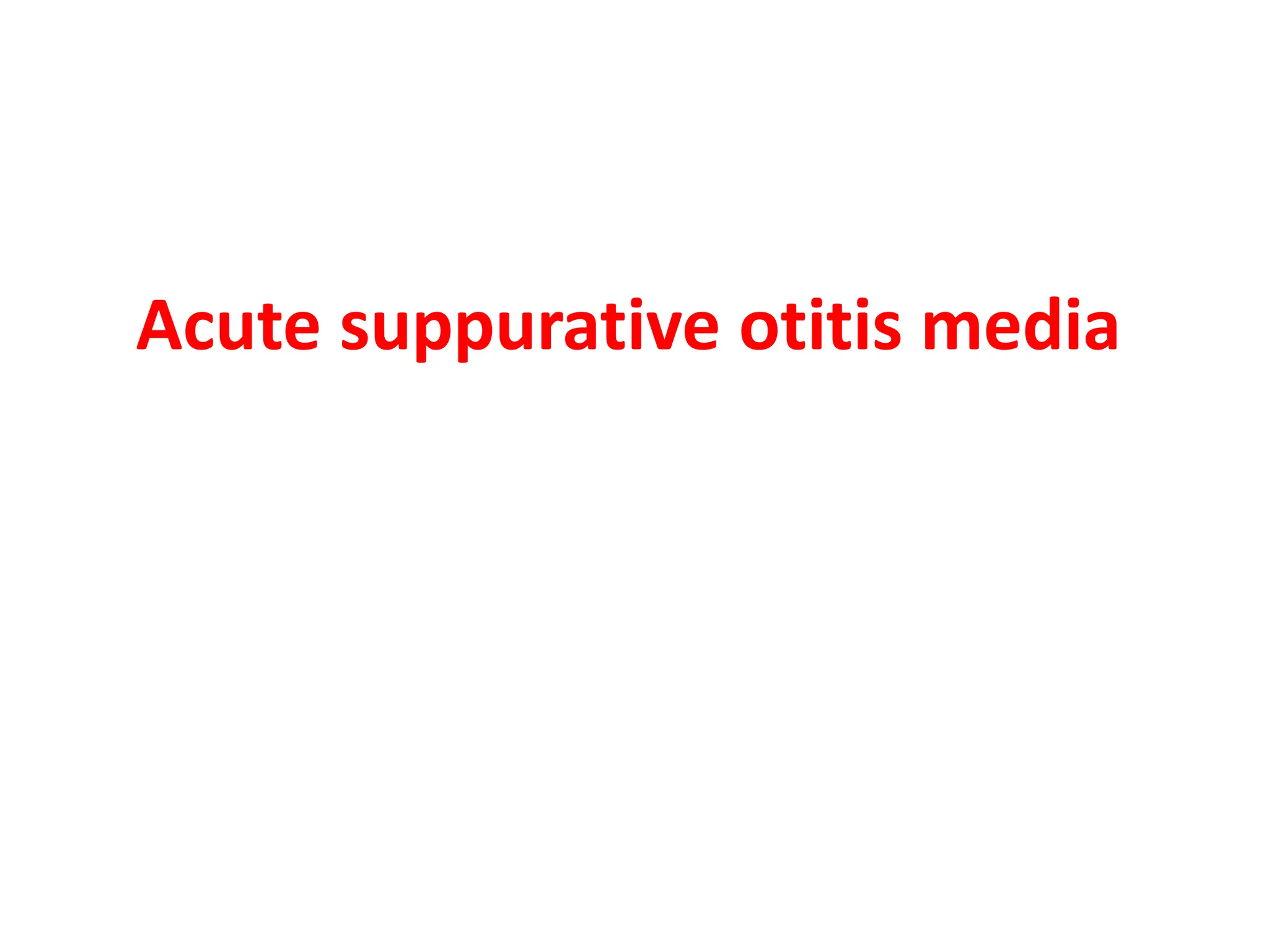 otitis media is the internal infection of ear which causes swelling of ...