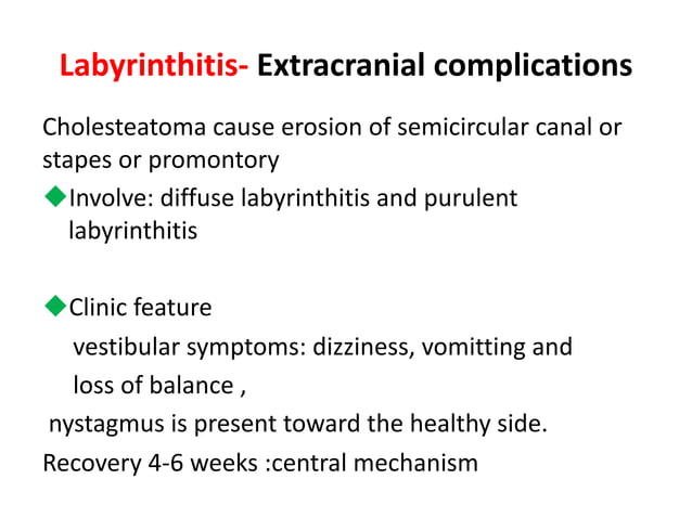 otitis media is the internal infection of ear which causes swelling of ...
