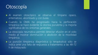 Otitis media aguda | PPTX