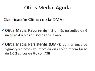 Otitis Media Aguda (OMA) | PPTX