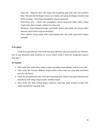 Otitis media akuta | DOCX