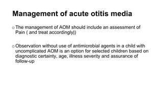 otitis media paeds.pdf otitis management | PPT