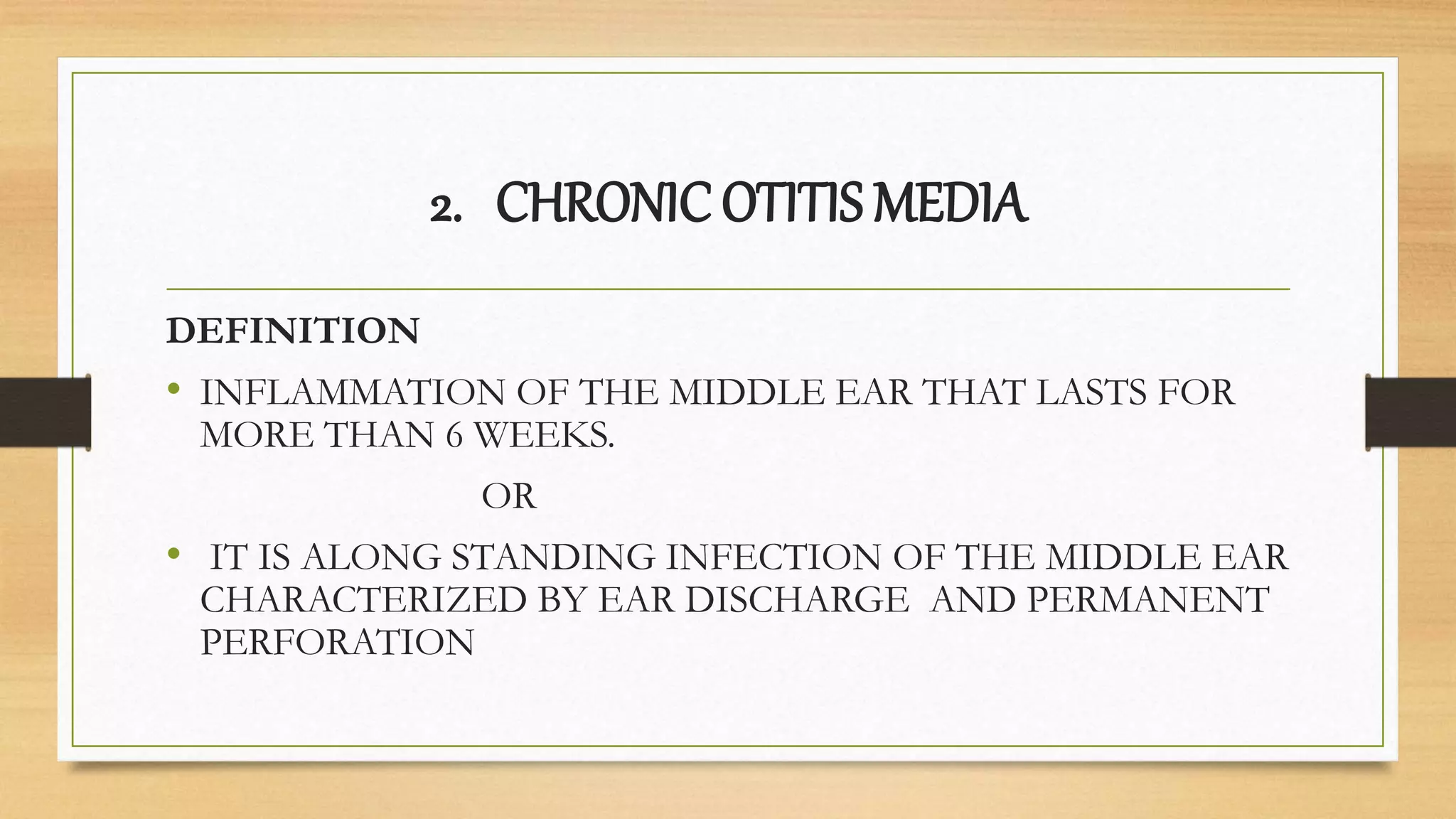Otitis media ppt | PPTX