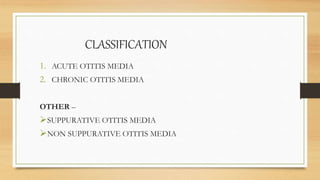 Otitis media ppt | PPTX