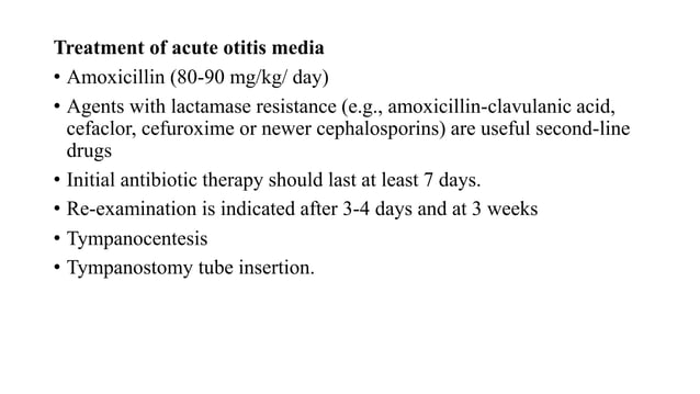 Otitis media in children | PPTX | Ear, Nose and Throat Conditions ...
