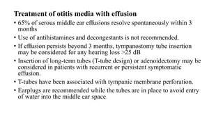 Otitis media in children | PPTX