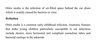 Otitis media in children | PPTX