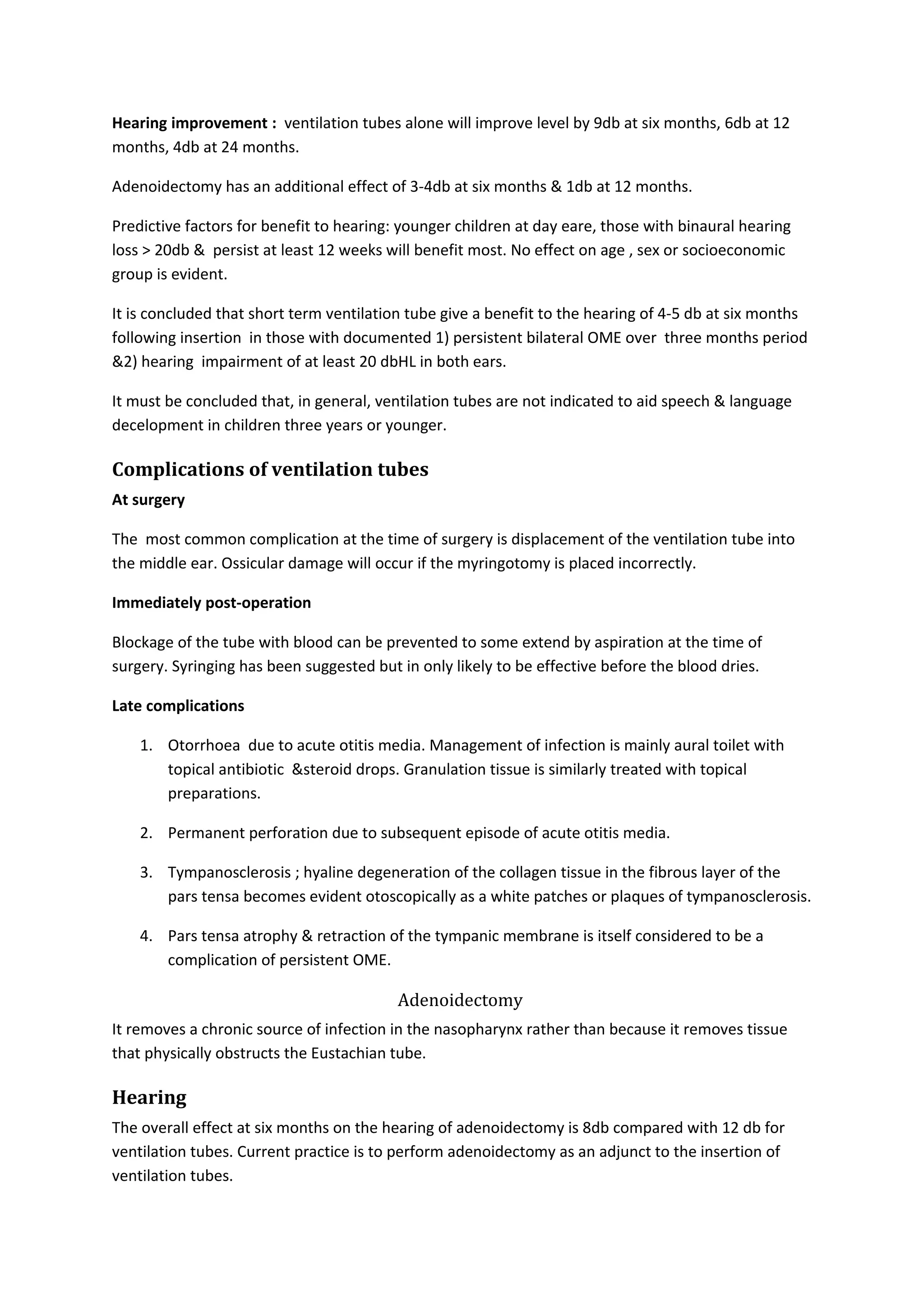 Otitis media with effusion | DOC