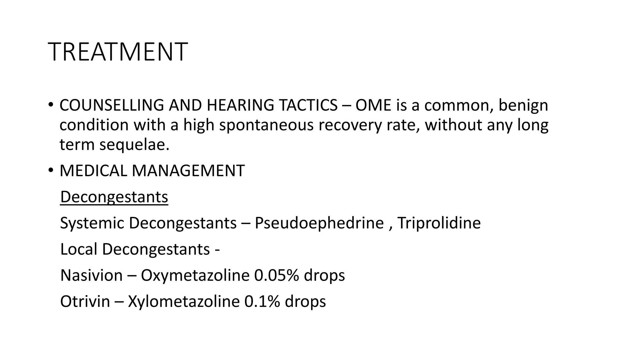 Otitis media with effusion | PPTX