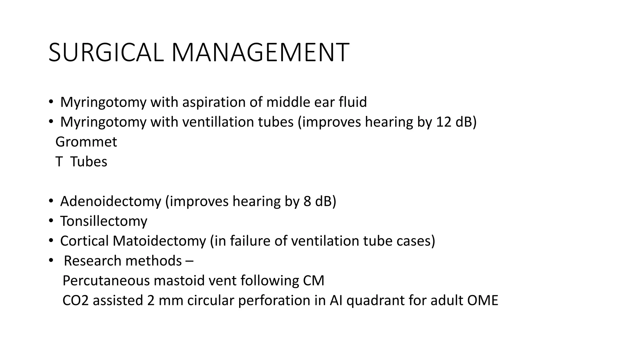 Otitis media with effusion | PPTX